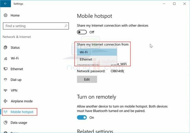 วิธีเปิดแชร์ WiFi Hotspot จากโน๊ตบุ๊คใน Windows 10/8.1/7 - NONGIT.COM