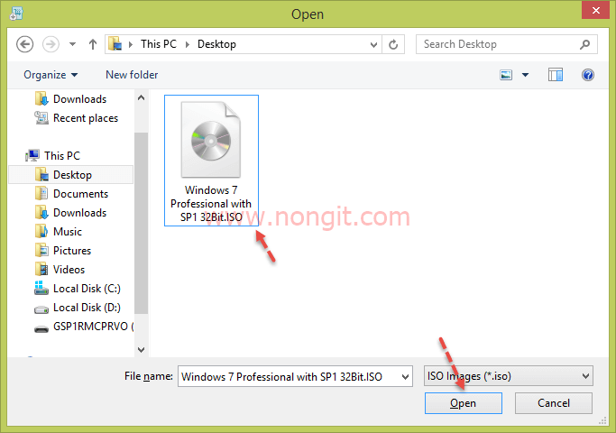 วิธีสร้าง Windows 7/8.1/10 ให้ Boot ลงผ่าน USB Flash drive - NONGIT.COM