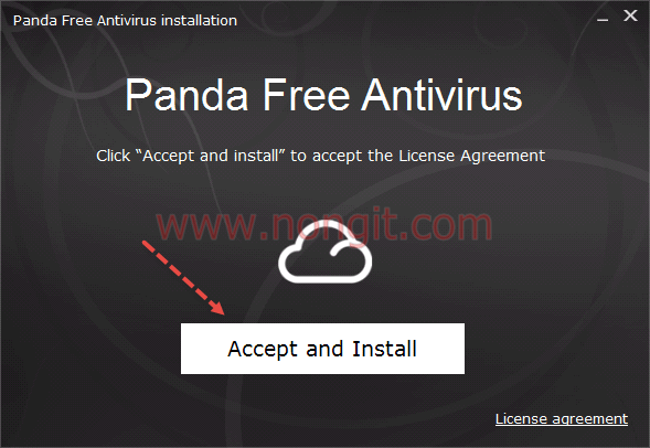 การติดตั้ง Panda Cloud Antivirus Free - NONGIT.COM