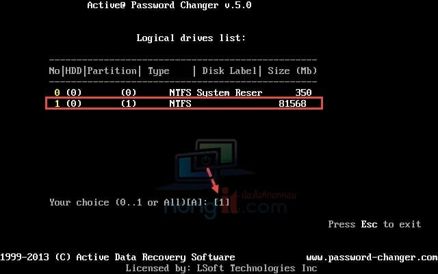 วิธี Reset กรณีที่ลืม Password ใน Windows 7/8.1/10 ด้วย DLC Boot ...