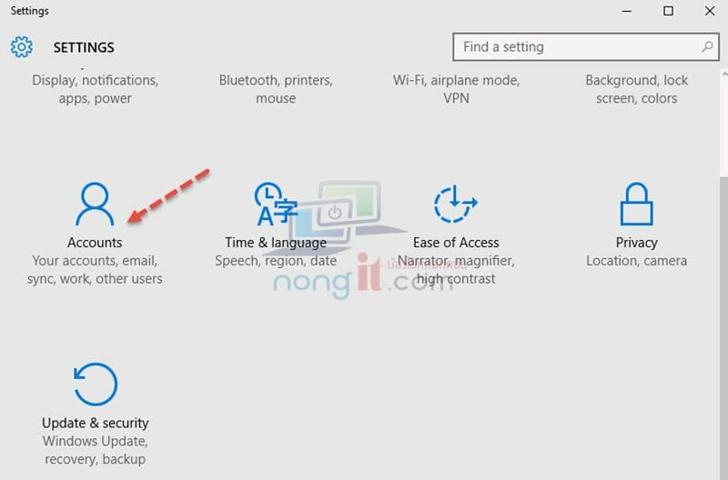 วิธีสร้าง User แบบ Local account เพิ่มใน Windows 10 - NONGIT.COM