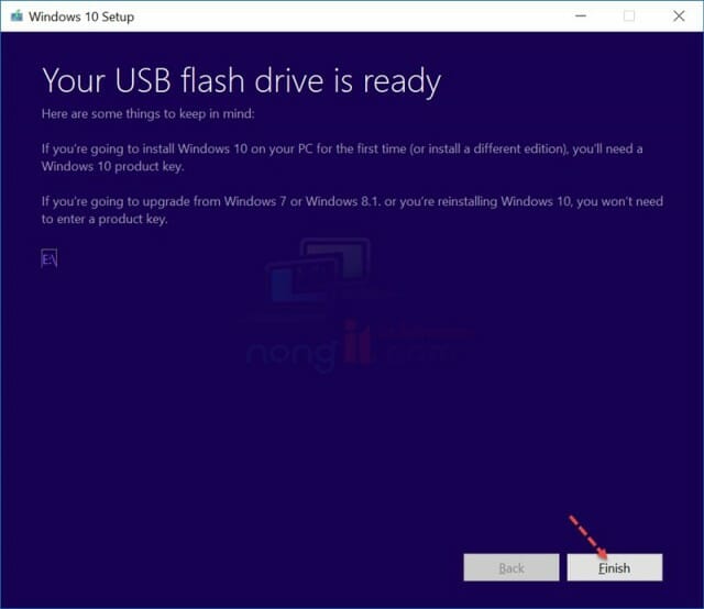 ดาวน์โหลด Windows 10 พร้อมทำให้ Boot ผ่าน USB flash drive - NONGIT.COM