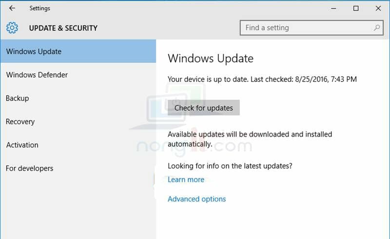วิธีอัพเดท Windows 10 เป็นเวอร์ชั่นล่าสุด 2H22 - NONGIT.COM