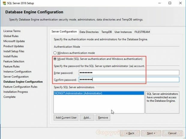 วิธีการติดตั้ง SQL Server 2016 Express Edition แบบละเอียดครับ - NONGIT.COM