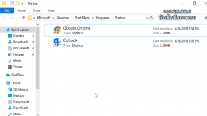 เพิ่มโปรแกรมใน Startup ให้เปิดทำงานตอนเริ่ม Windows 10 /8.1 /7 - NONGIT.COM