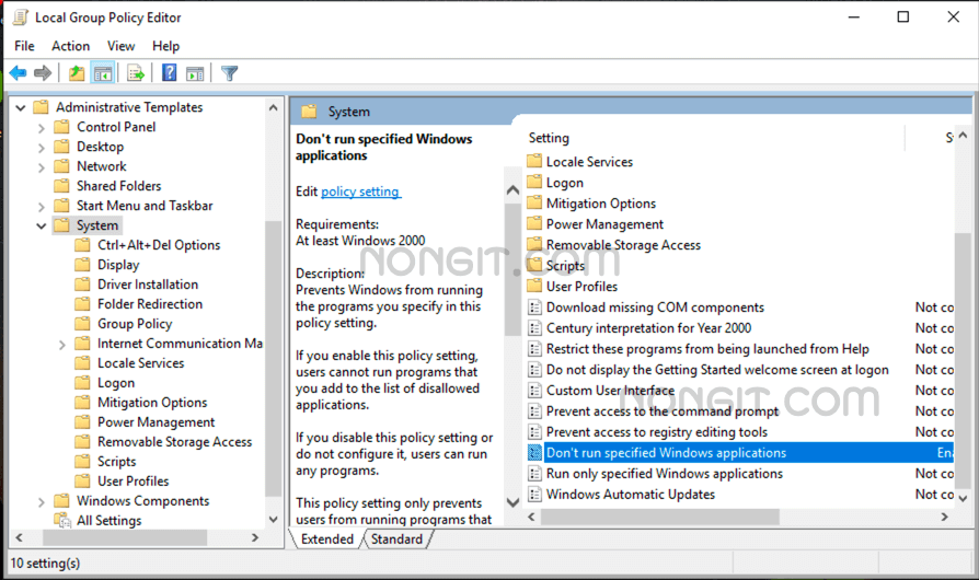 วิธีแก้ไข This operation has been cancelled due to restrictions ใน Windows