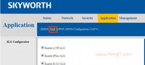 วิธีการ Forward Port ในเร้าเตอร์ Skyworth GN542VF - TRUE Fiber - NONGIT.COM