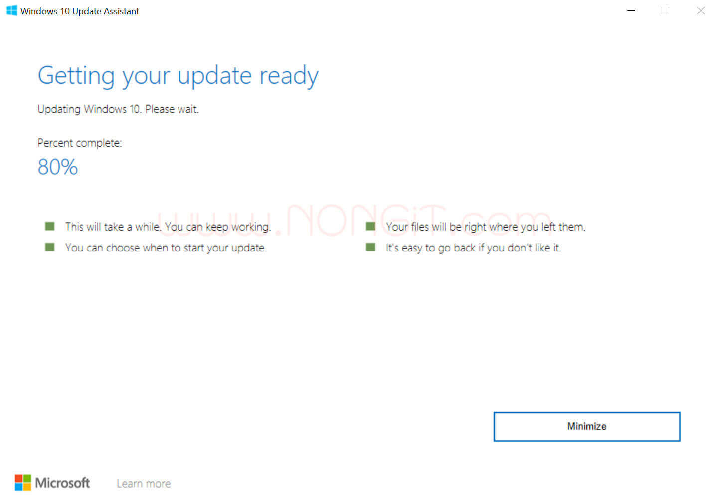 อัพเดต Windows 10 v2004 ด้วยตัวเองไม่ง้อ Windows Update - NONGIT.COM