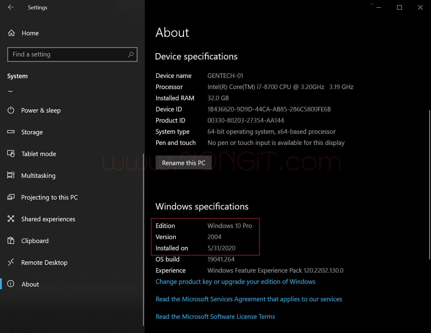 อัพเดต Windows 10 v2004 ด้วยตัวเองไม่ง้อ Windows Update - NONGIT.COM