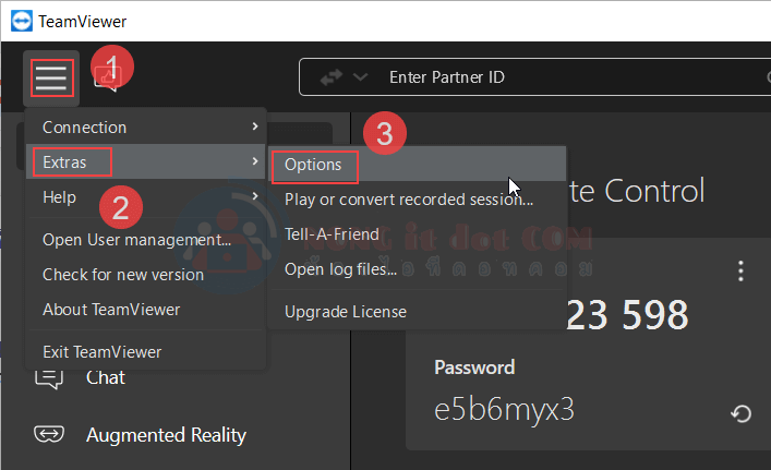 วิธีตั้งรหัสผ่าน TeamViewer ที่ผู้ใช้กำหนดเอง - NONGIT.COM