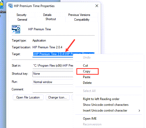 วิธีตั้งค่าเปิดโปรแกรม HIP Premium Time ไม่ต้องถาม Admin - NONGIT.COM