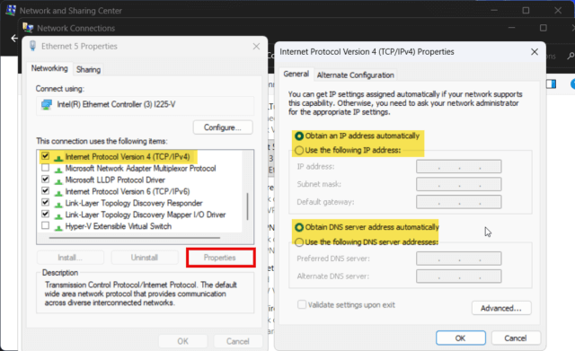 วิธีตั้งค่า IP Address Windows 11/10 (Auto & Fix IP) ง่ายๆ
