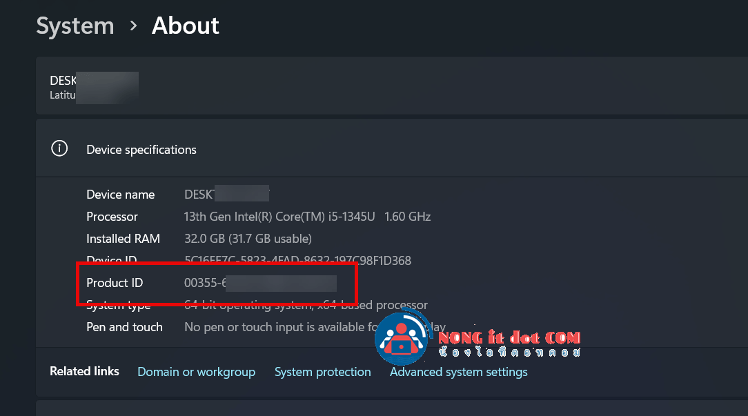 วิธีตรวจสอบลิขสิทธิ์ Windows 11 ของคุณ ให้มั่นใจว่าเป็นของแท้ - NONGIT.COM